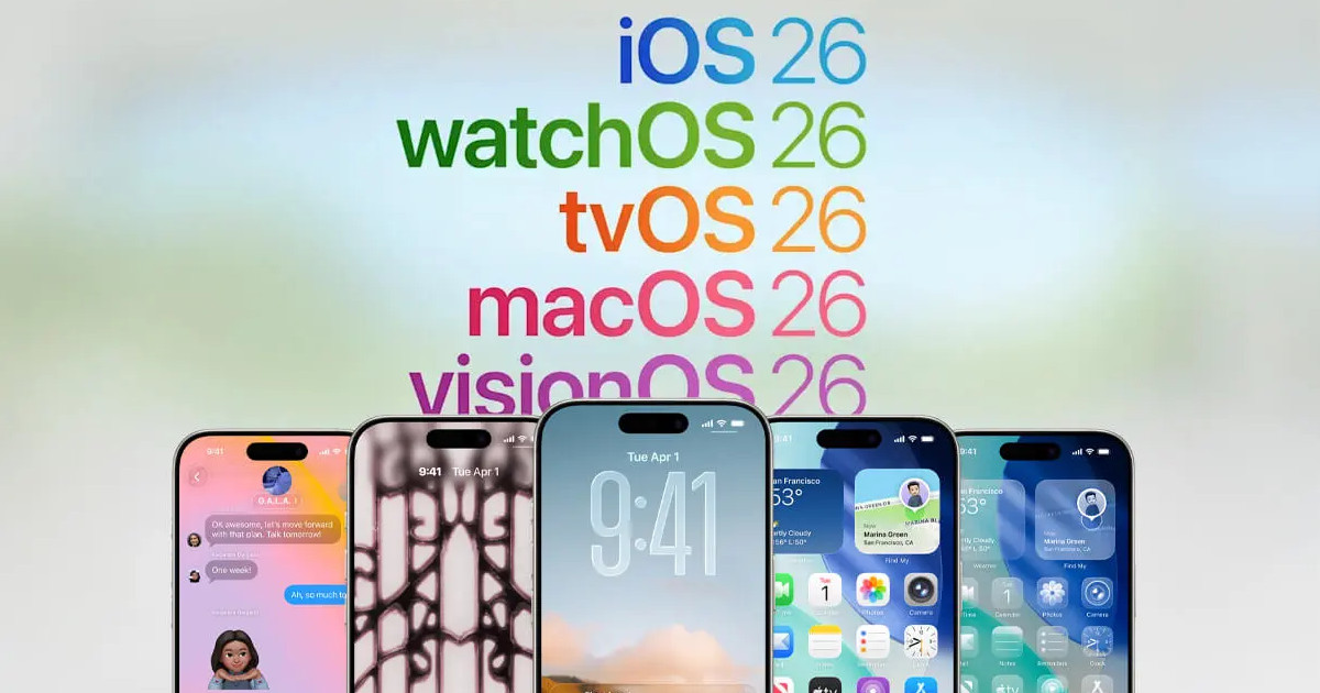 Todos os sistemas Apple passam a chamar-se “26”