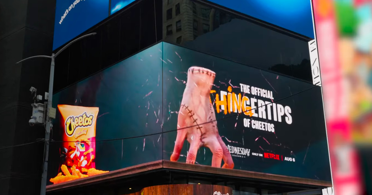 Cheetos dá mão à Netflix no regresso de Wednesday