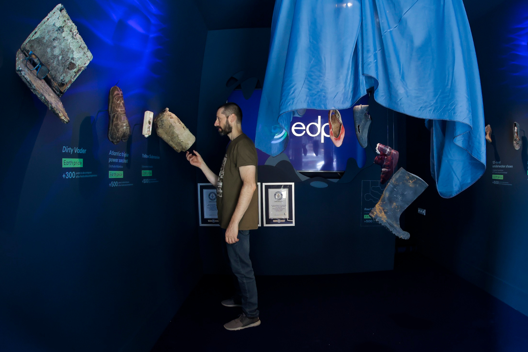 EDP abre a primeira pop-up store do mundo com objetos resgatados do oceano