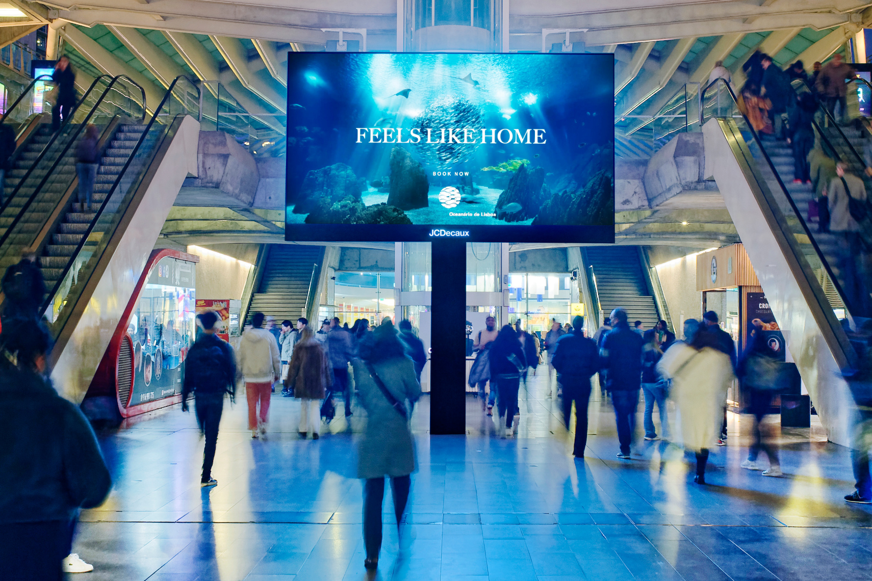 JCDecaux apresenta ecrã gigante na Gare do Oriente