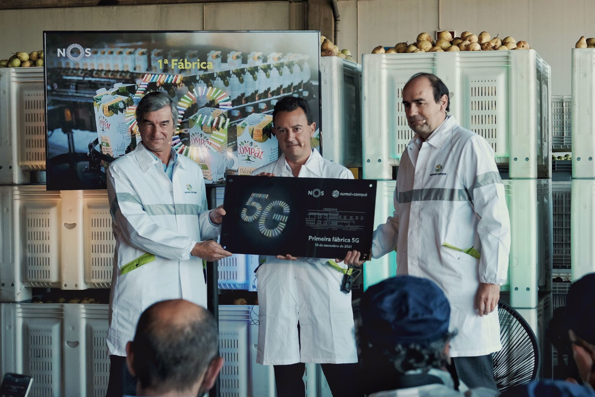 Sumol+Compal tem a primeira fábrica 5G em Portugal
