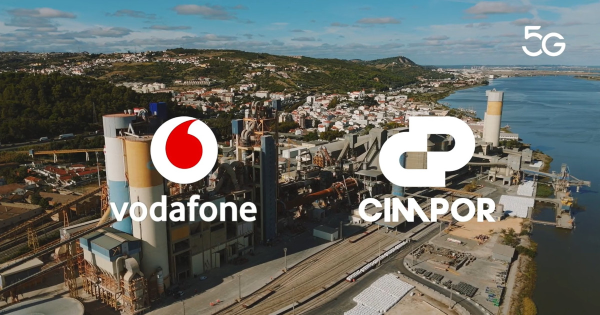 Vodafone conquista prémio internacional com rede 5G privada na CIMPOR