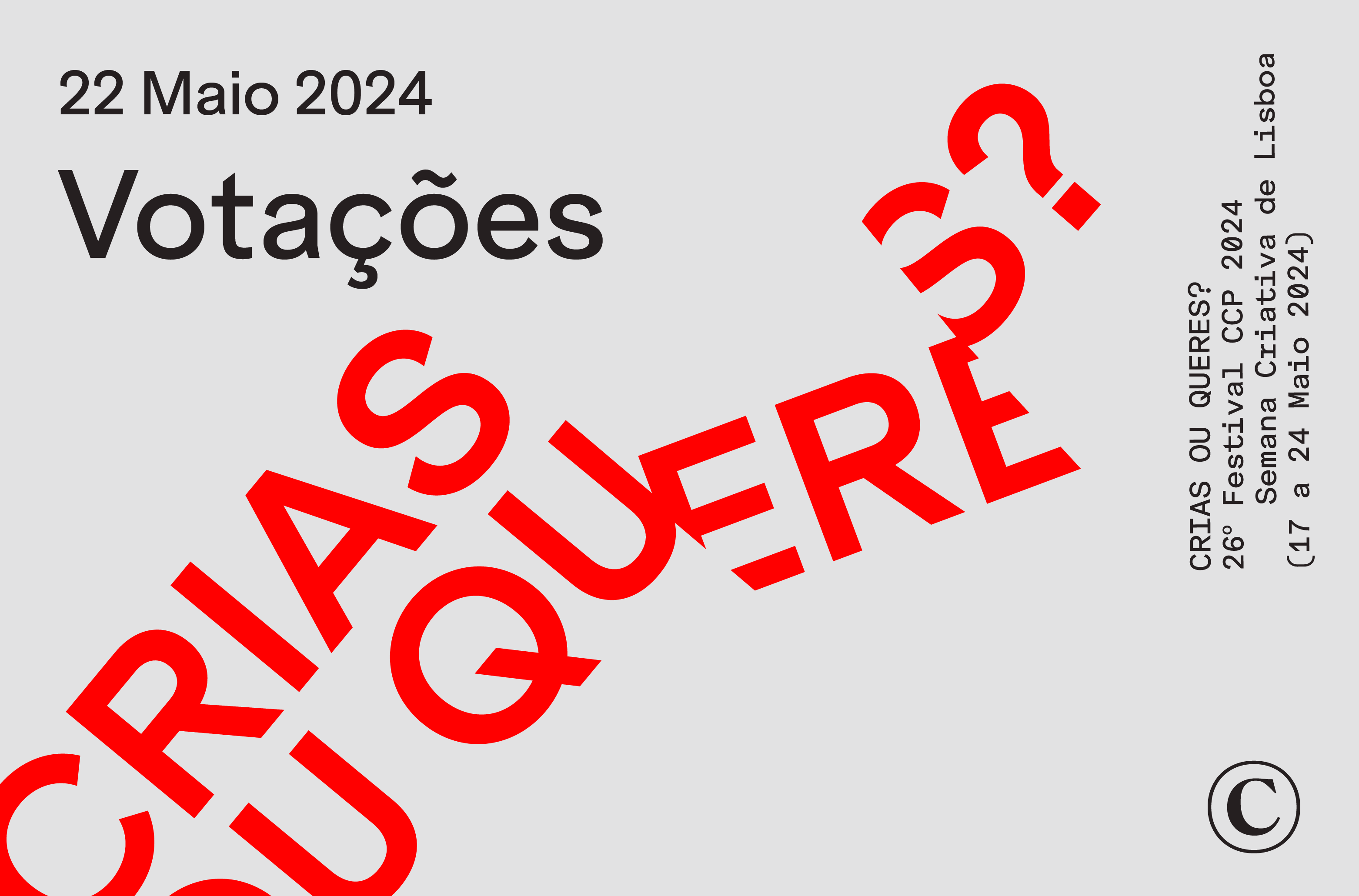 Evento Semana Criativa - Votações 26º Festival CCP 2024
