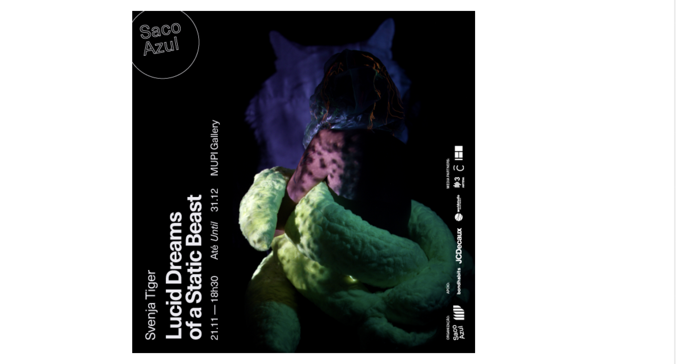 Evento - Lucid Dreams of a Static Beast - Svenja Tiger