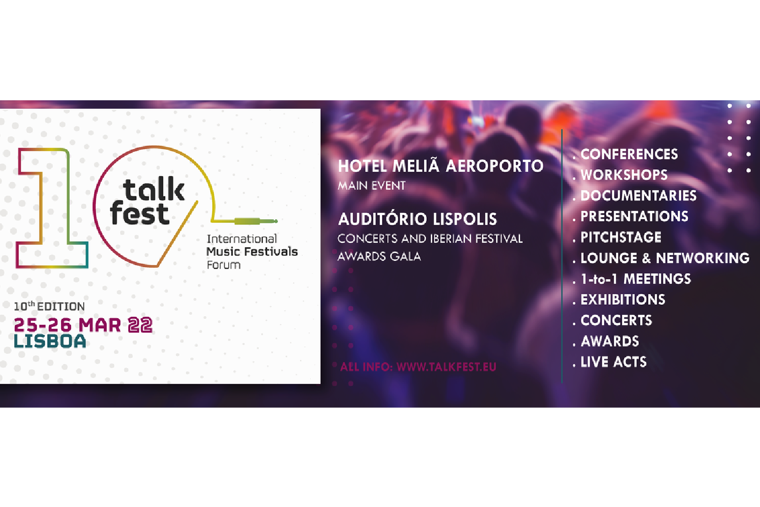 Evento - TALKFEST'22 10ª EDIÇÃO