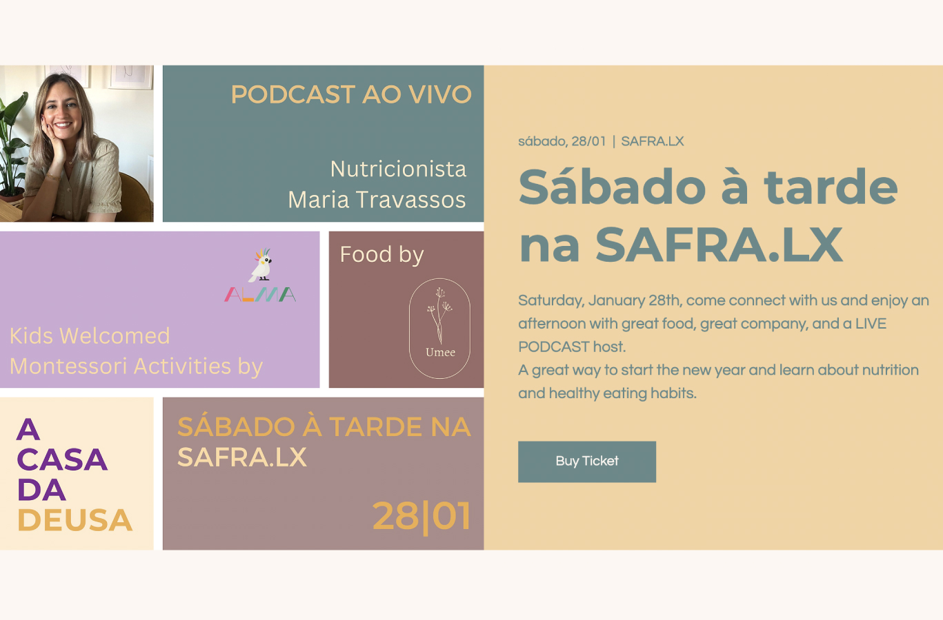 Evento - A nutricionista Maria Travassos na Casa da Deusa