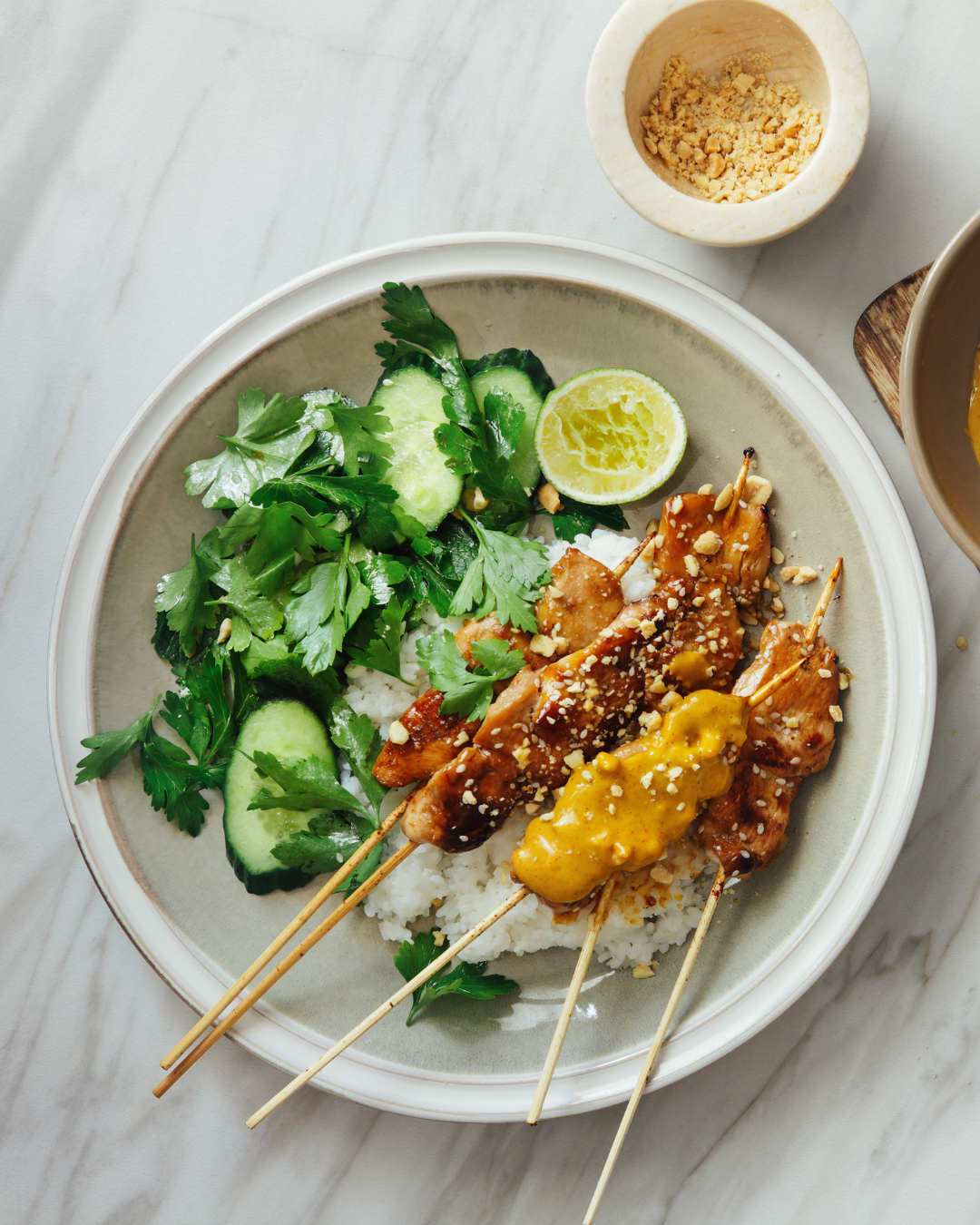 Comida de Bebé - Receita - Frango satay