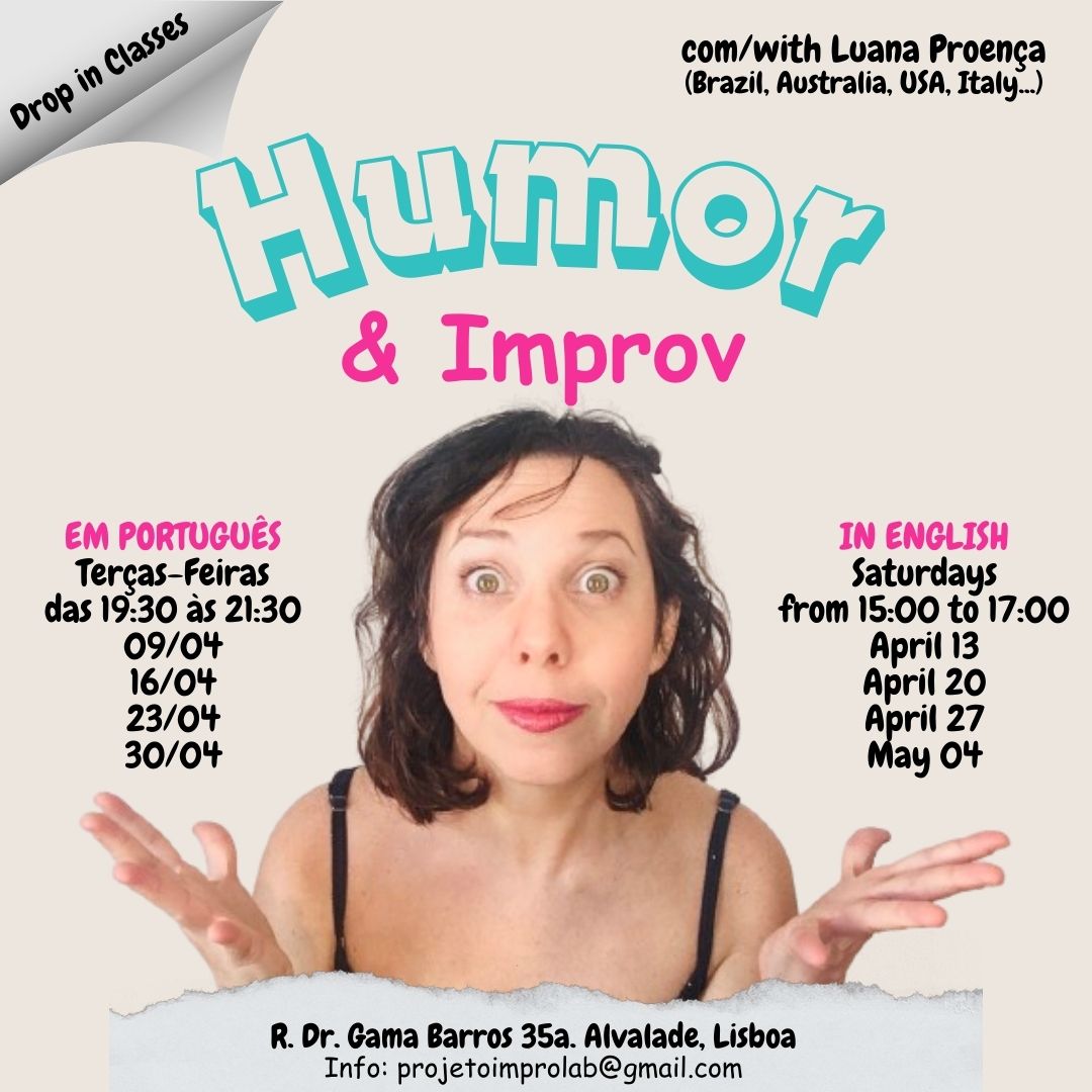 Classificado - Humor & Impro - Drop in Classes
