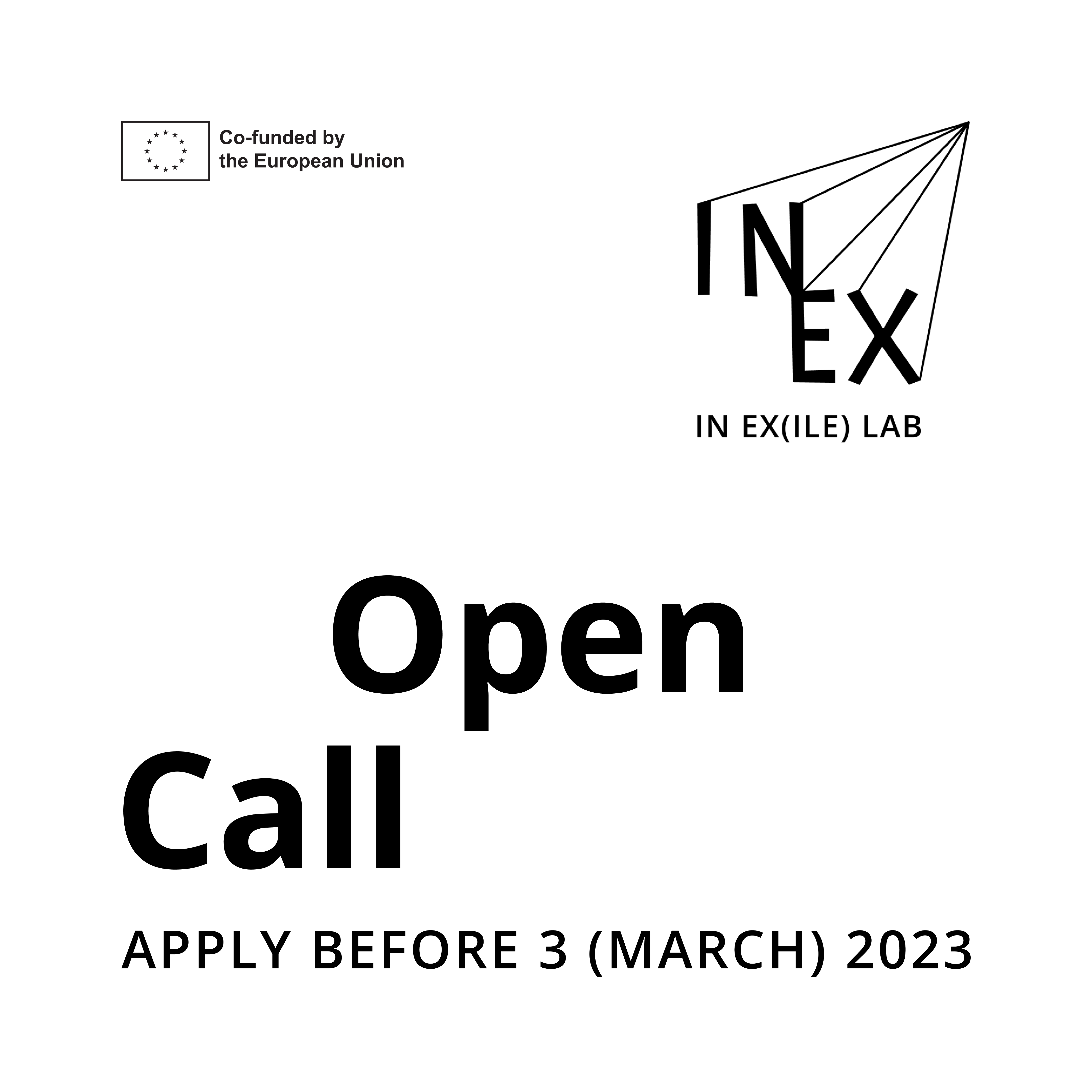 Classificado - OPEN CALL — IN EX(ILE) LAB
