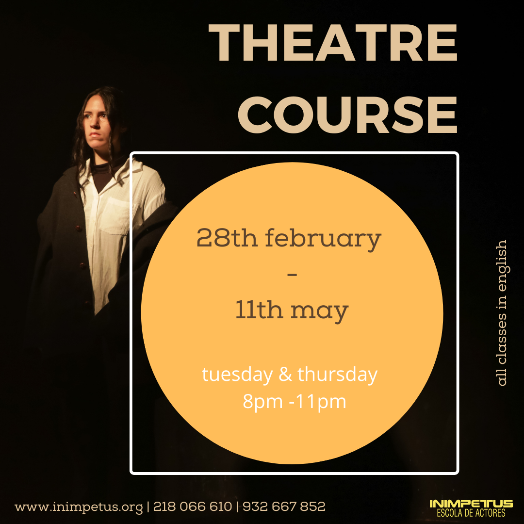 Classificado - THEATRE COURSE | Initiation to Acting in English