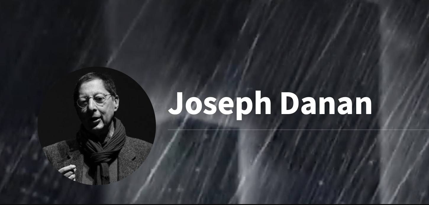 Evento e Programa - Seminário de Dramaturgia Contemporânea com Joseph Danan