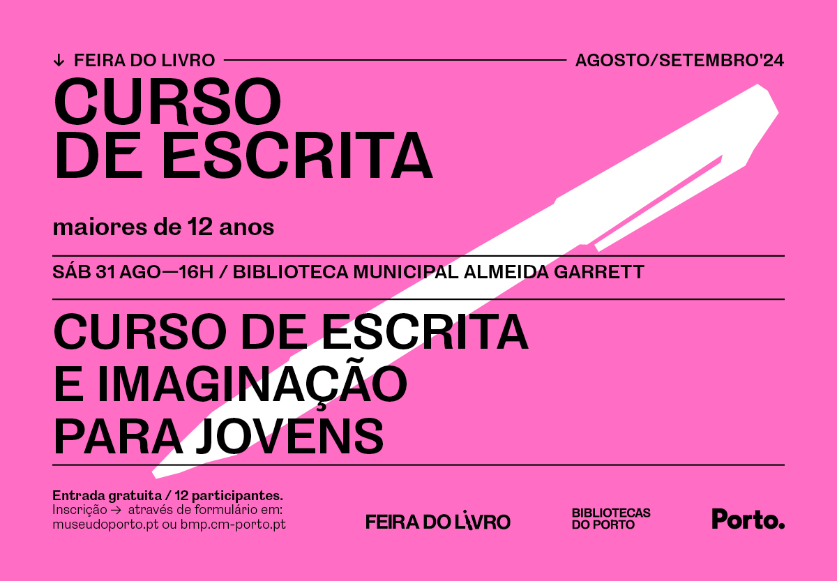Eventos - CURSO DE ESCRITA E IMAGINAÇÃO PARA JOVENS