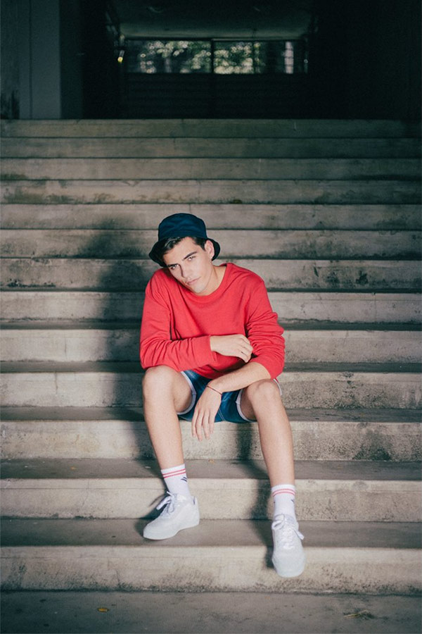 Ivo Castro em lookbook Sanjo