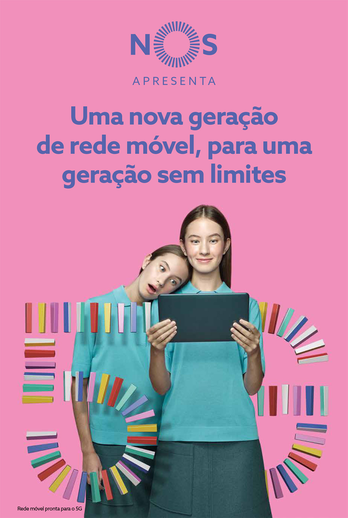 Emma Hopkinson na campanha da NOS